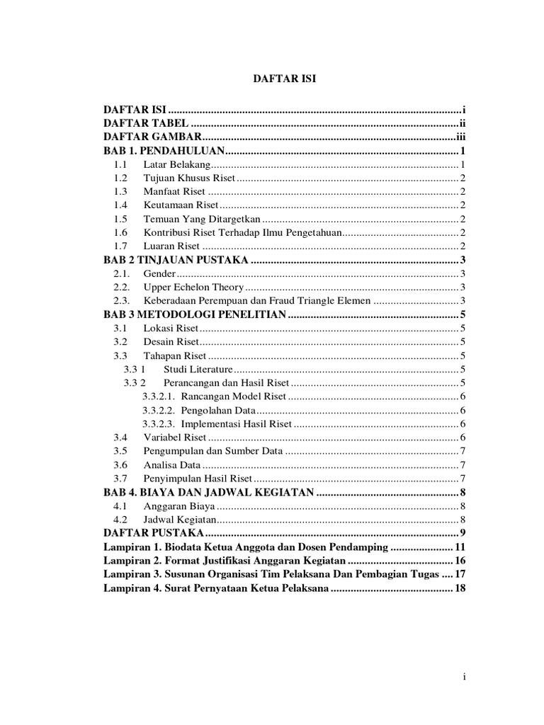 Proposal - Keberadaan Perempuan Sebagai Legislator Untuk Pengendalian ...