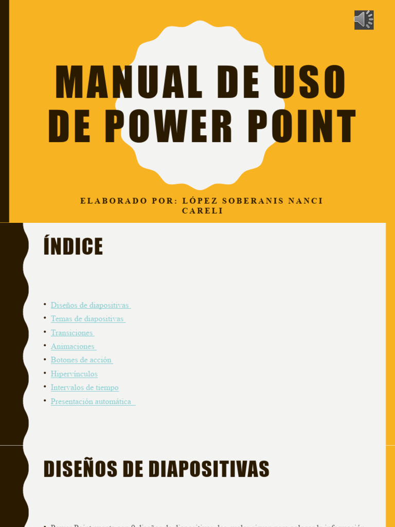 Manual de Uso de Power Nanci | PDF | Microsoft PowerPoint | Archivo de ...