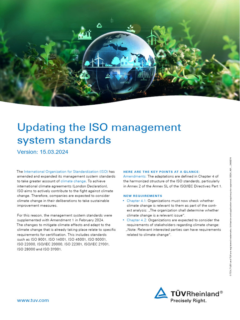 Tuv-Rheinland-De24 A01 2400274 Amendment en | PDF | Audit ...