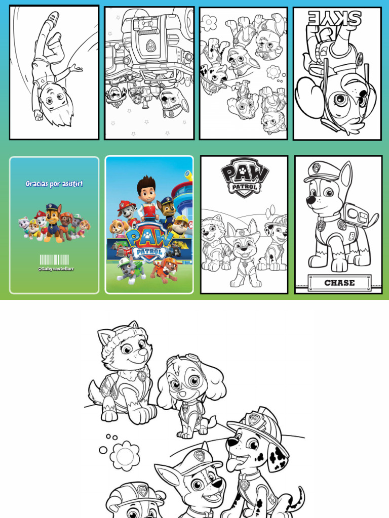 mini libro Paw patrol | PDF