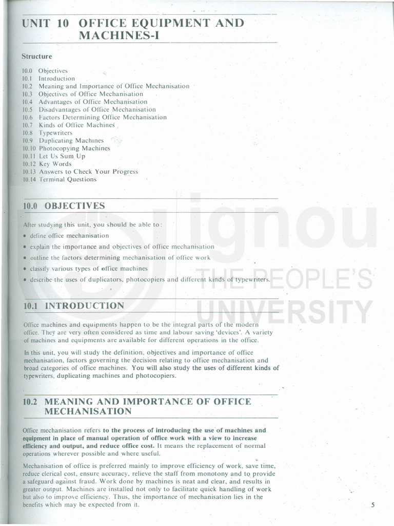 Unit-10 | PDF | Typewriter | Mechanization