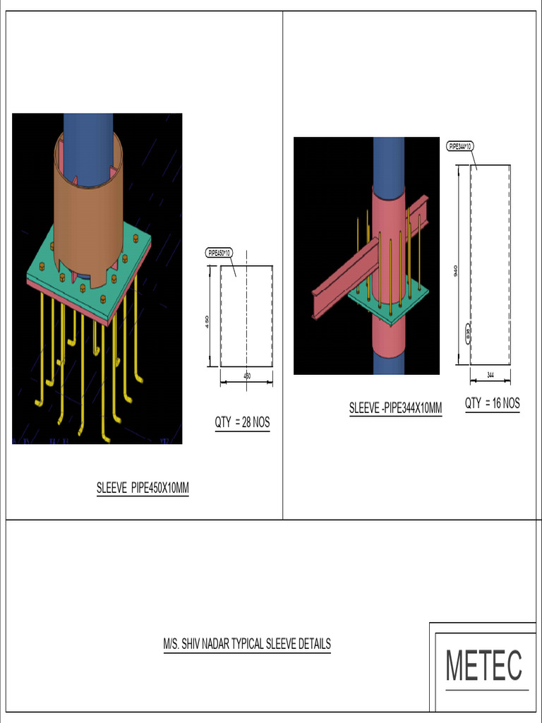 Sleeve Details for Cement Silo Construction | PDF