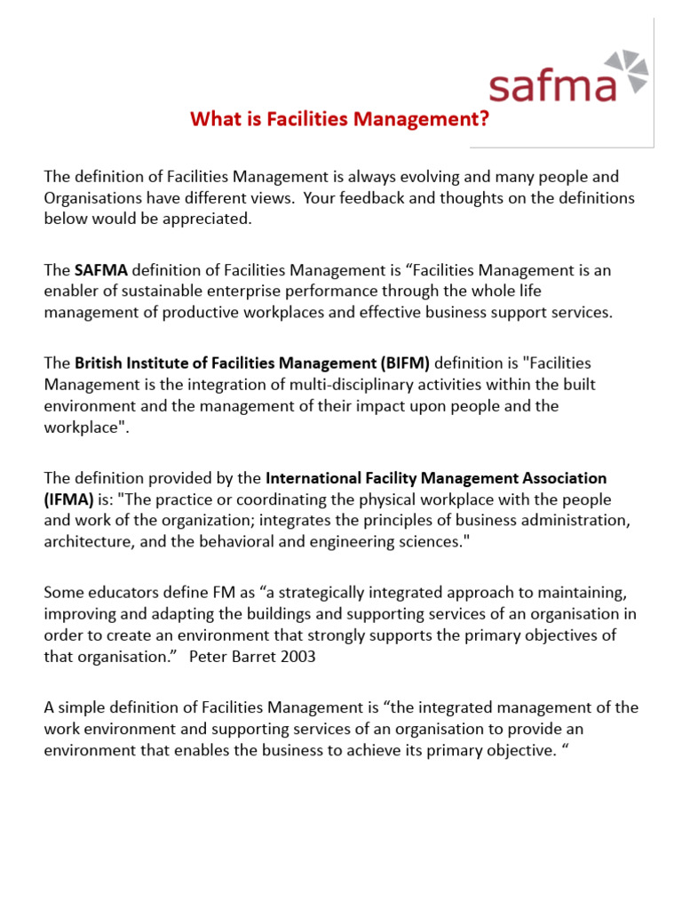 What Is FM Presentation | PDF | Procurement | Business