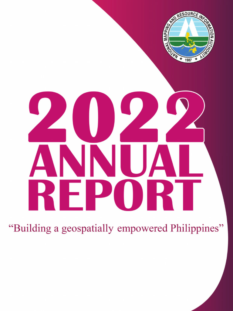NAMRIA Annual Report 2022 Highlights | PDF | Hydrography | Human ...