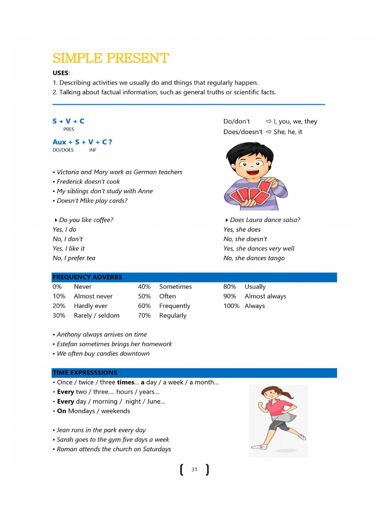 Presente Simple | PDF