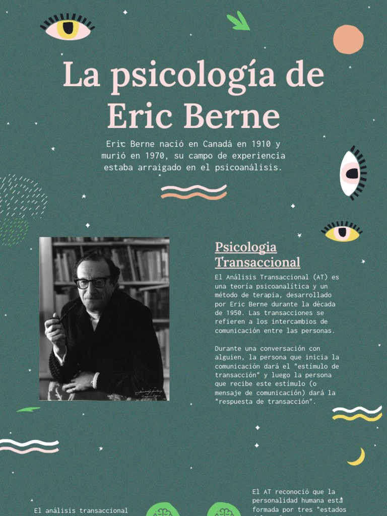 La Psicología de Eric Berne | PDF | Psicoanálisis | Psicología Aplicada