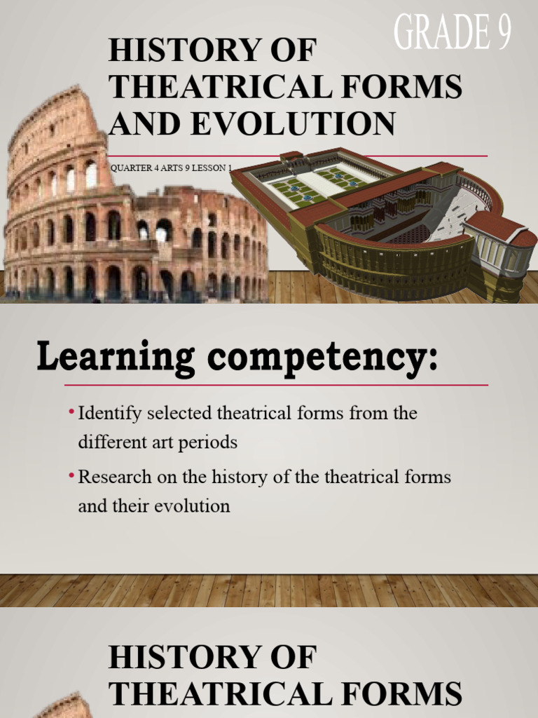 Evolution of Theatrical Forms Timeline | PDF | Theatre | Tragedy