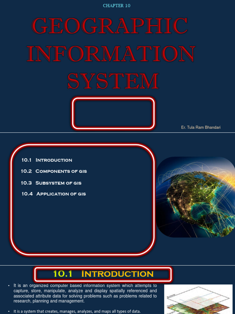 Geographic Information System G I S: Er. Tula Ram Bhandari | Download Free PDF | Geographic ...