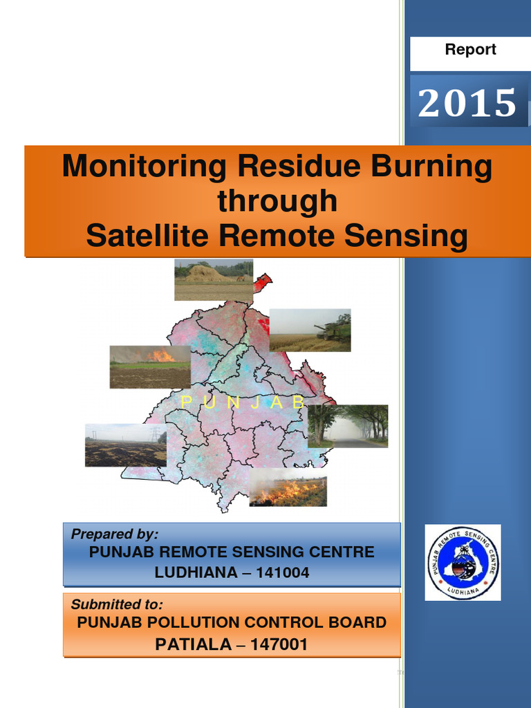 Monitoring Buring Through Remote Sensing | PDF | Punjab | Agriculture