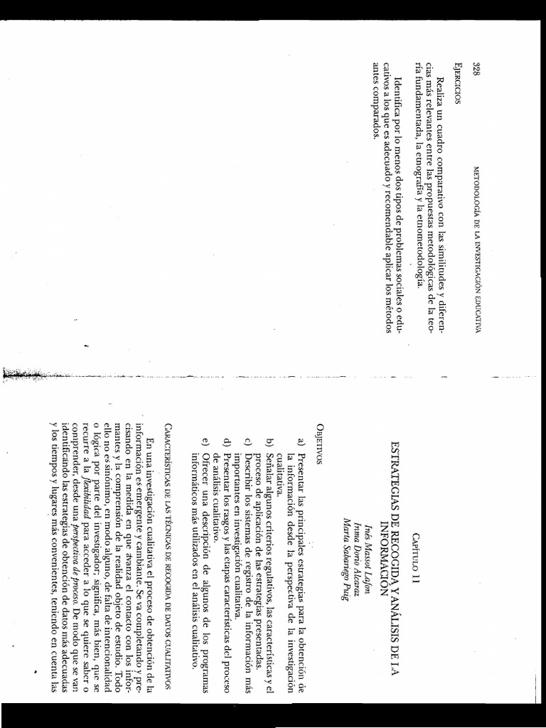 Entrevista Bisquerra Cap Xi | PDF