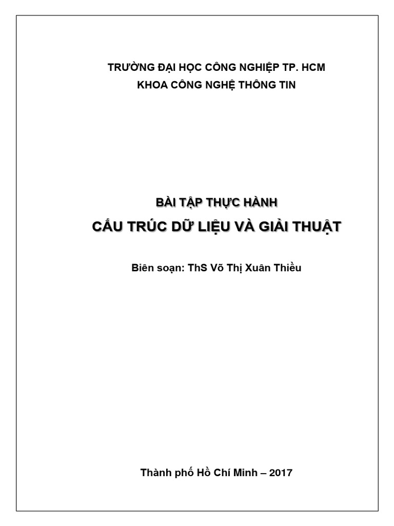 Bai Tap CTDL (Lab1-Lab9) Edited | PDF