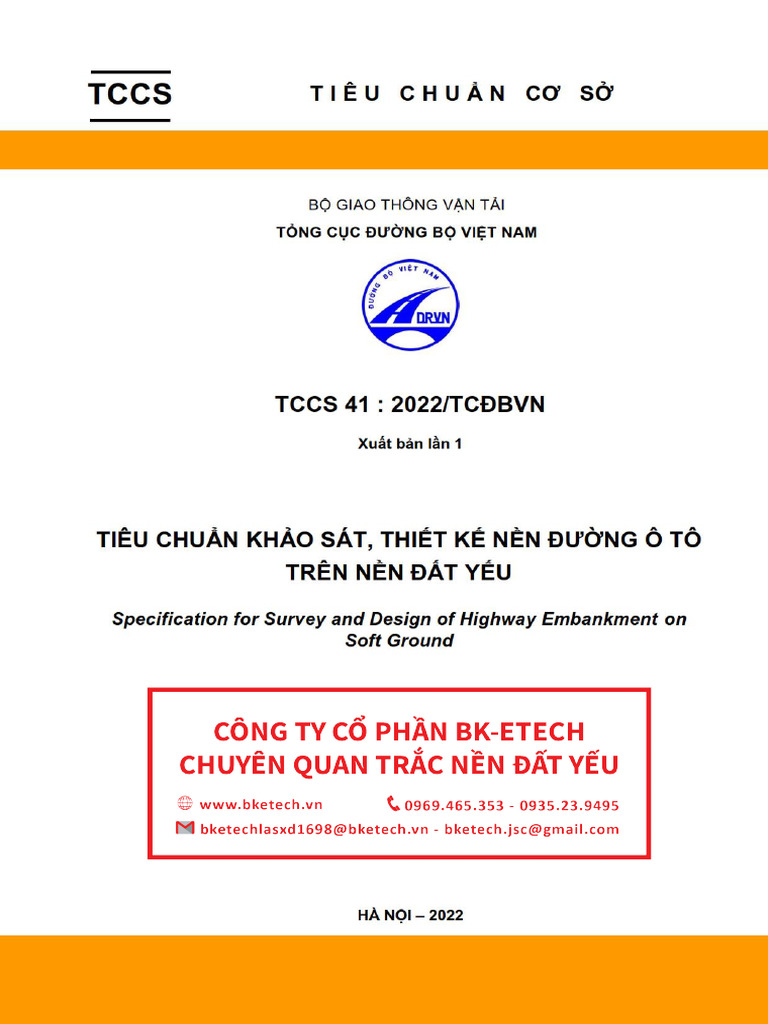 TCCS 41-2022 NenDuongDapTrenNenDatYeu | PDF