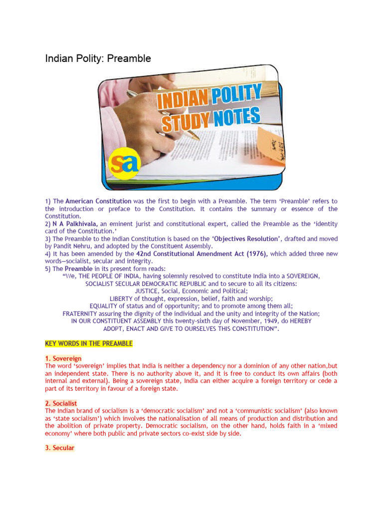 Civics and Polity Notes | PDF | Naturalization | Political Science