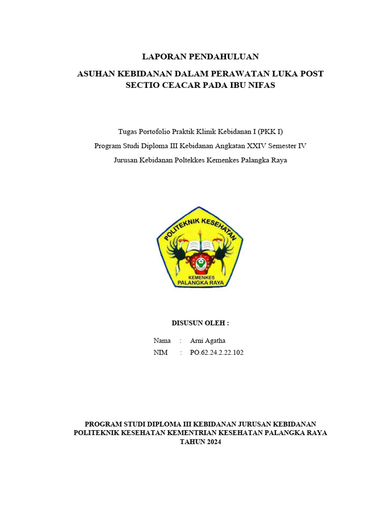 Perawatan Luka Post SC Ibu Nifas | PDF | Ilmu Sosial | Sains & Matematika