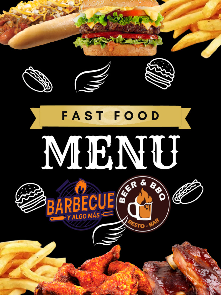 MENU_BEER_Y_BBQ | PDF | Alimentos | Cocina