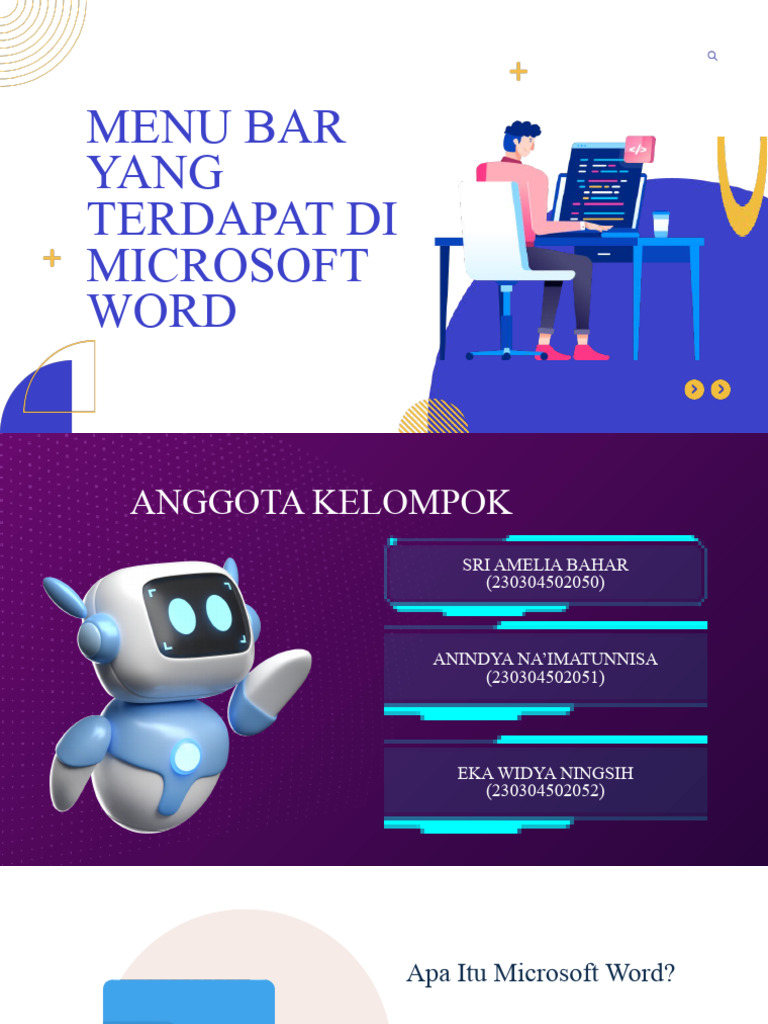 Menu Bar di Microsoft Word | PDF