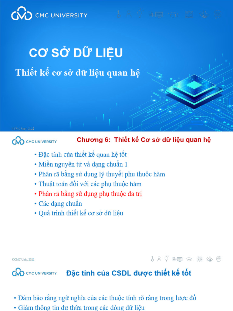 Chuong6 - Thiet Ke CSDL Quan He | PDF