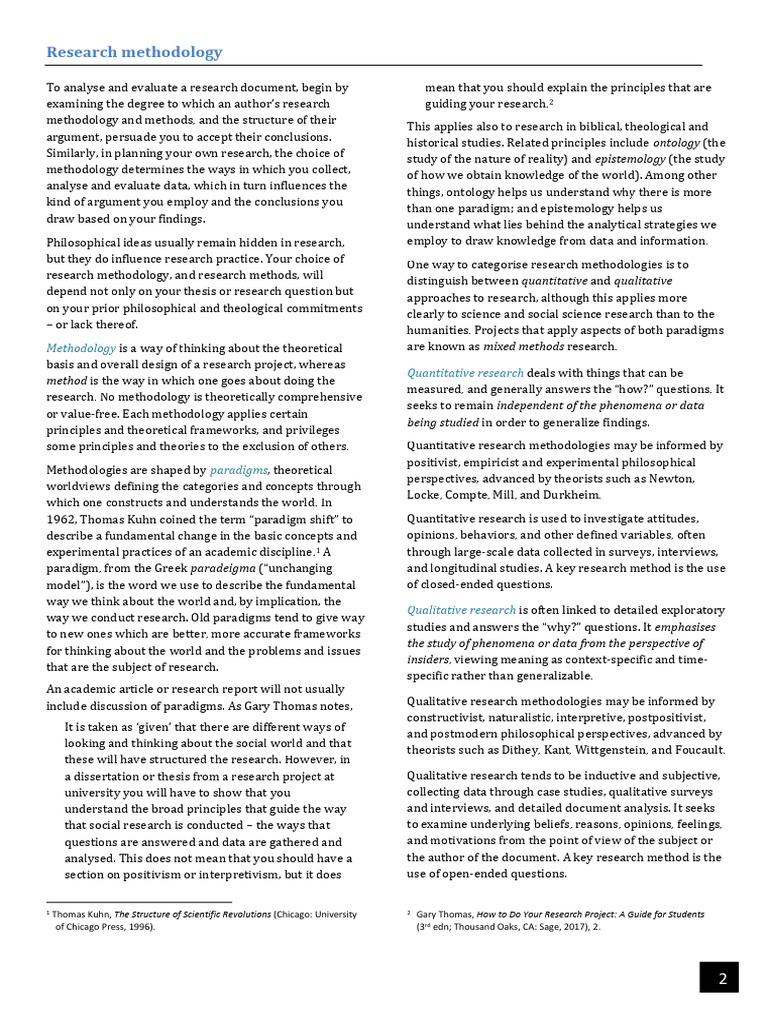 PDF 21 | Download Free PDF | Methodology | Quantitative Research