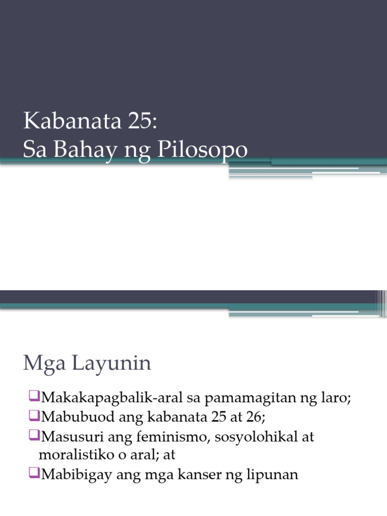 noli-me-tangere-kabanata-25-26 | PDF