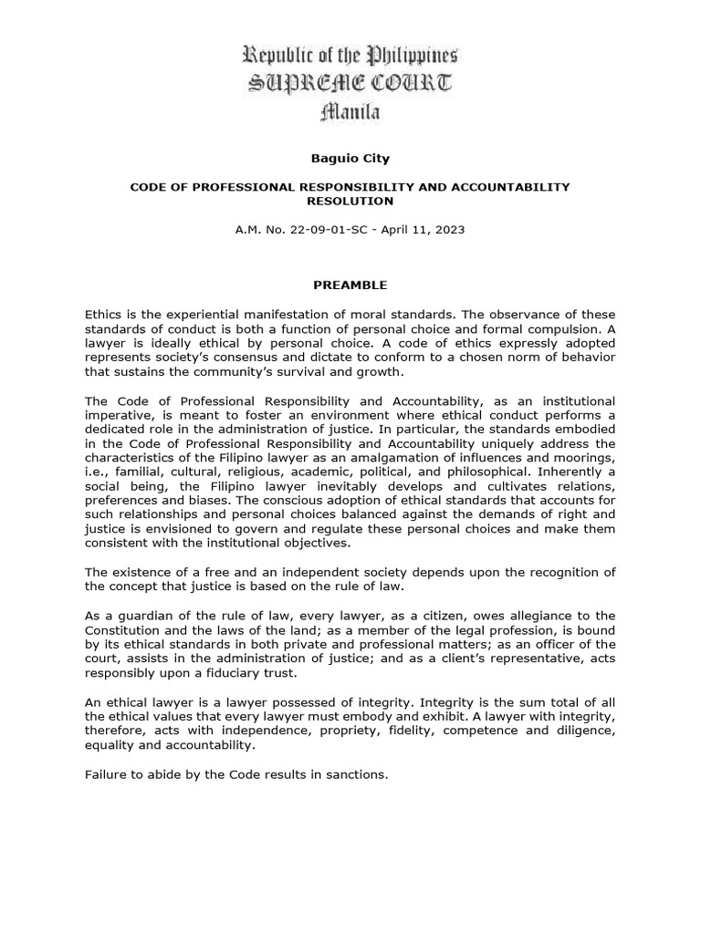 CPRA-2023 | PDF | Conflict Of Interest | Lawyer