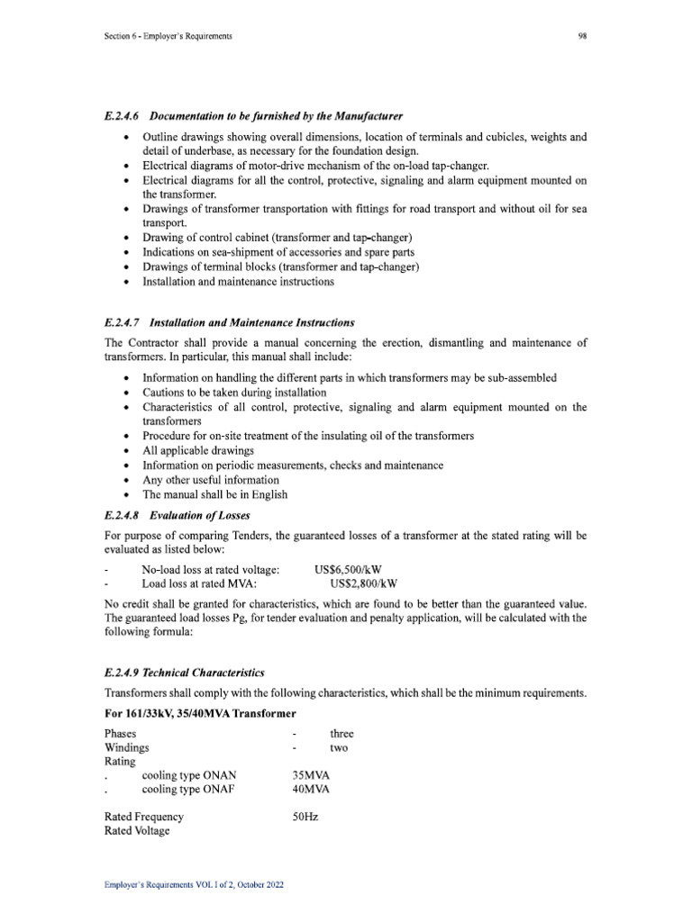 Power Transformer | PDF