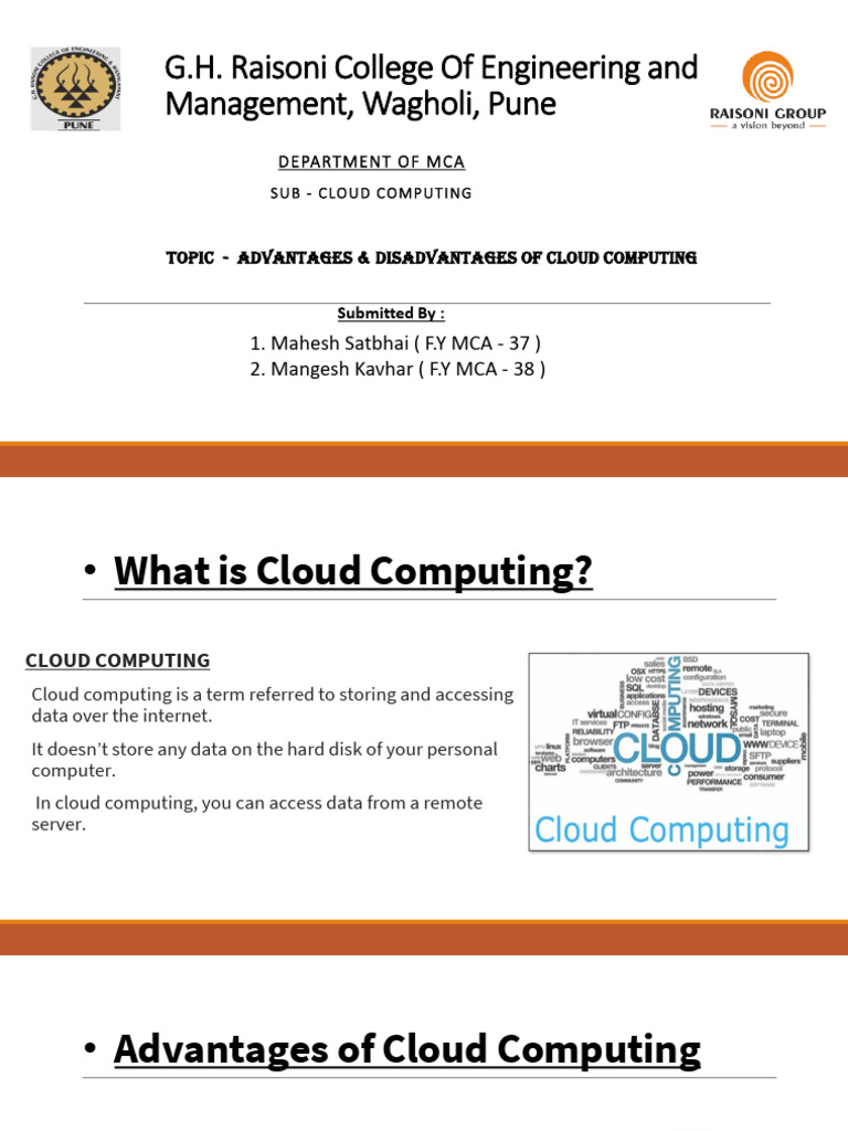 37 - 38 - Cloud Computing TAE1 | PDF | Cloud Computing | Computing