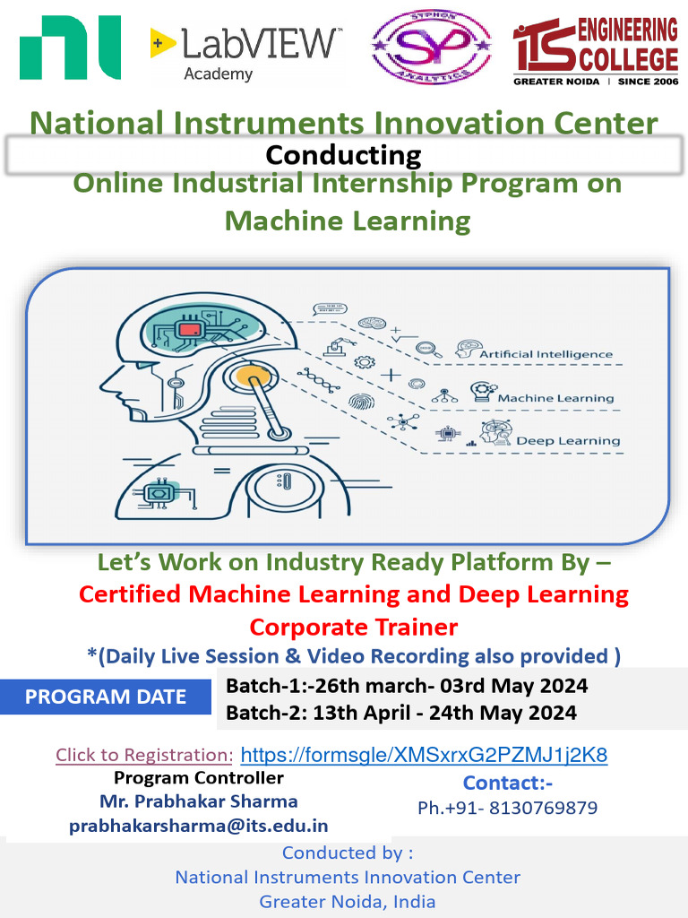 Machine Learning Training Program - March 24 | PDF | Machine Learning ...