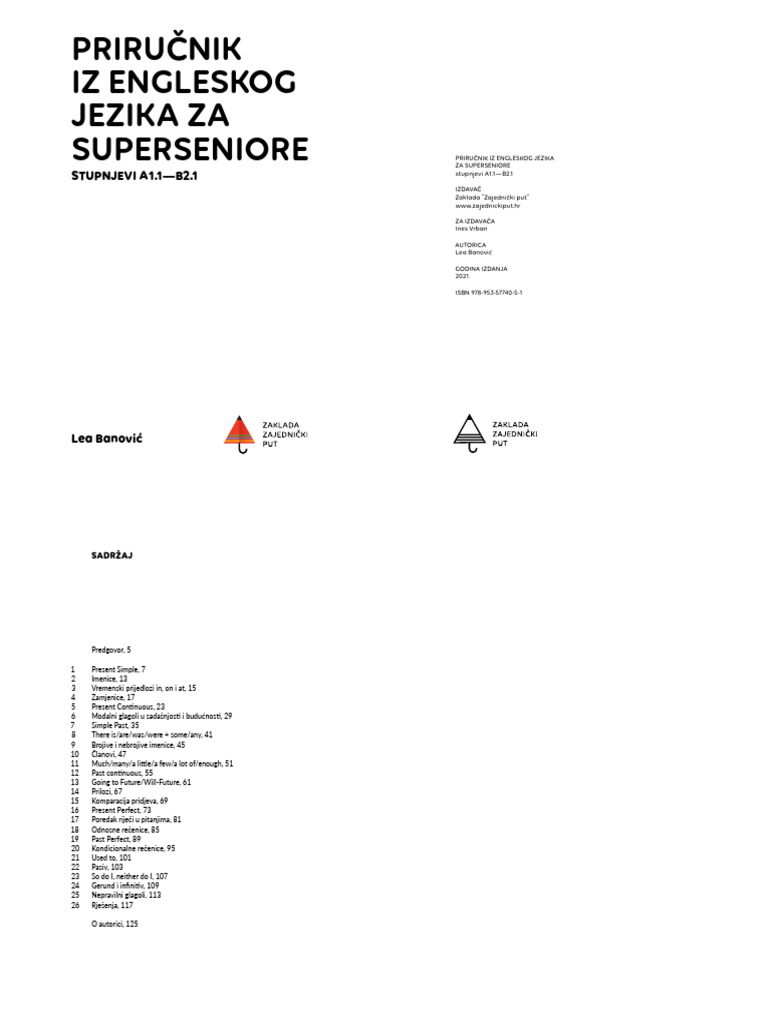 60379a5e08eb0c751d1aeb98 - Prirucnik Iz Engleskog Jezika Za Superseniore - WEB Single Page | PDF