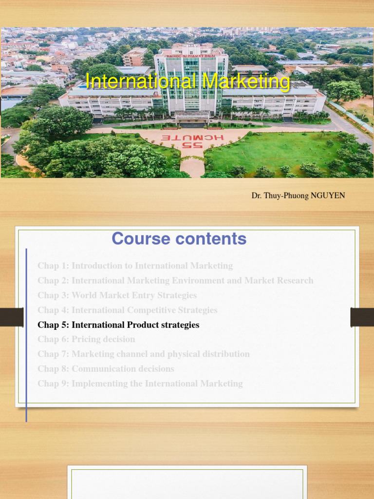 Chap5 International Product Strategies 2023 | Download Free PDF | Market Segmentation | Brand