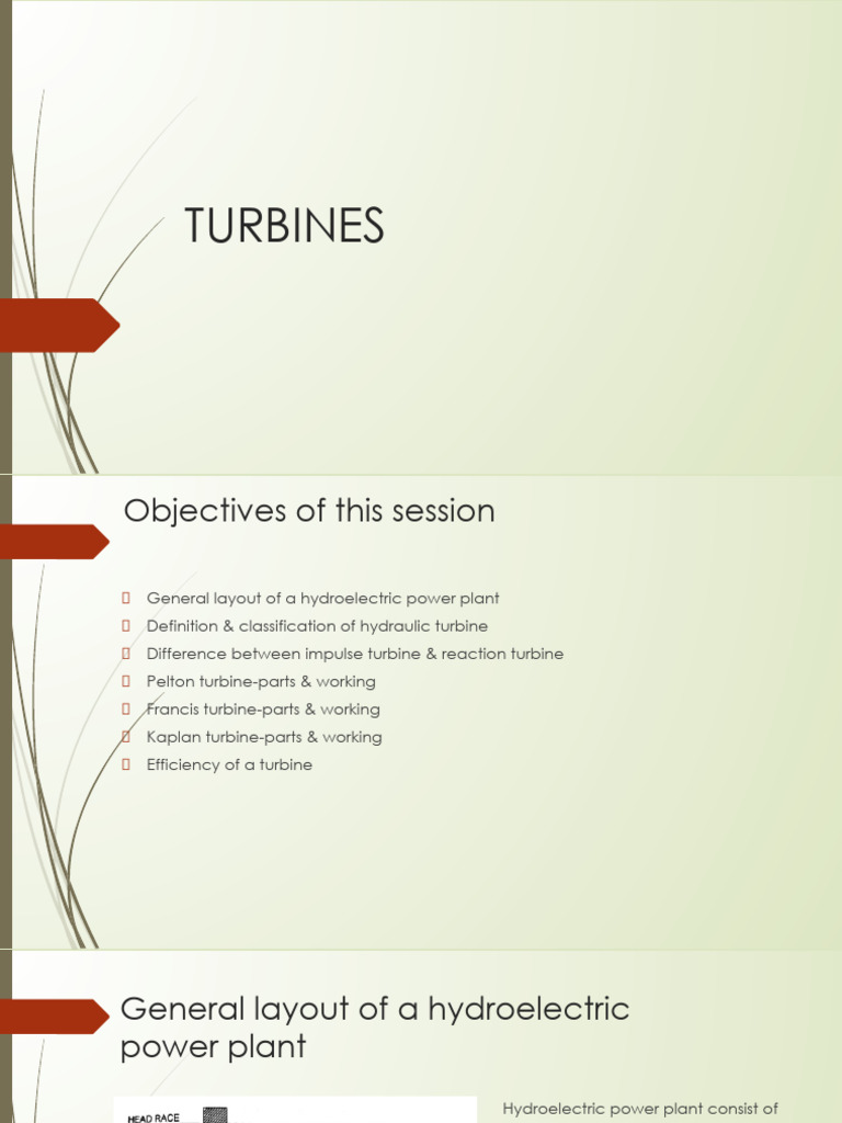 TURBINES | PDF | Turbine | Turbomachinery