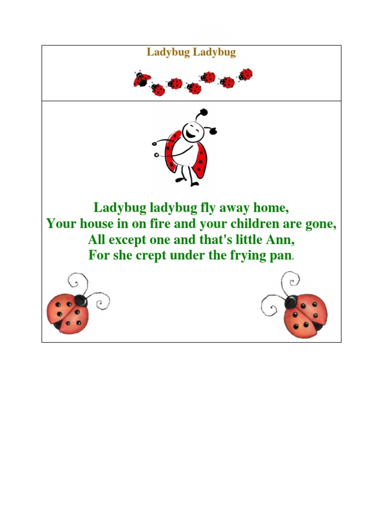 Classic Nursery Rhymes Collection | PDF | Children's Songs ...