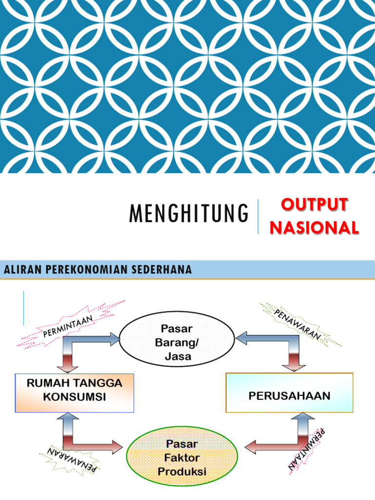 Menghitung Output Nasional | PDF | Pengelolaan Keuangan & Uang