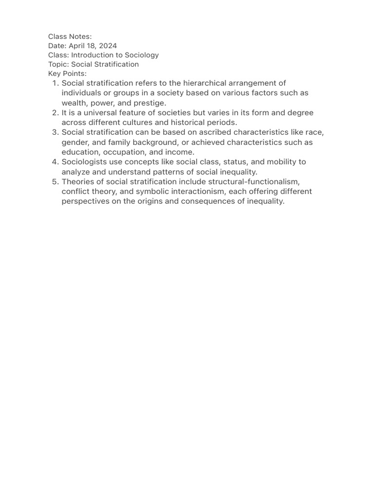 Intro To Sociology | PDF | History
