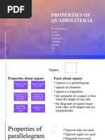 Quadrilateral Properties Summary Sheet | PDF