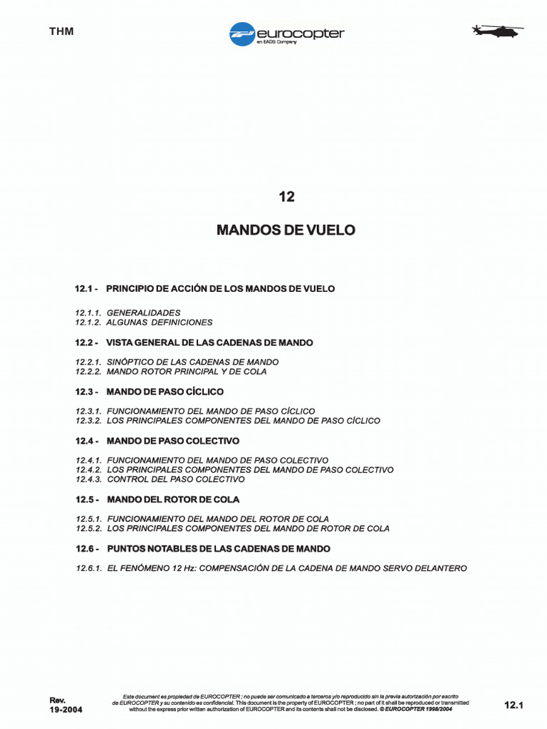 CAP 12 Mandos de Vuelo | PDF