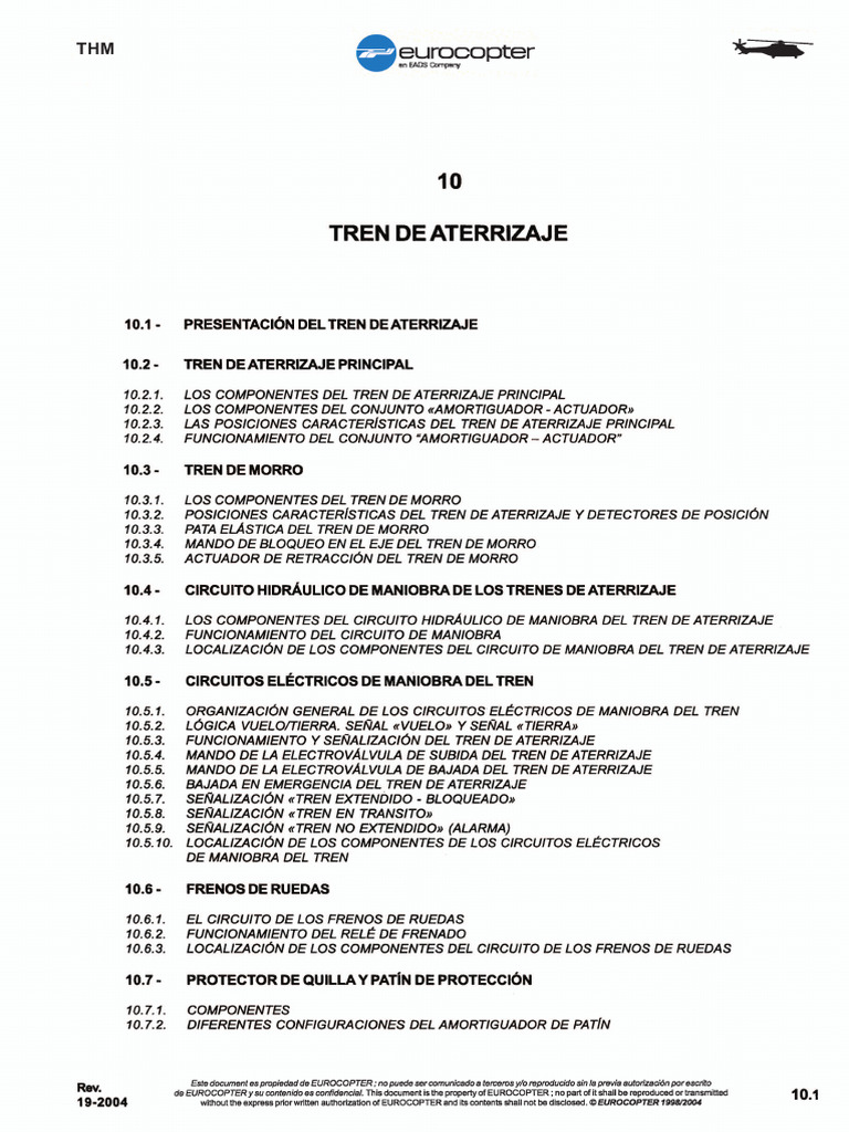 CAP 10 Tren de Aterrizaje | PDF
