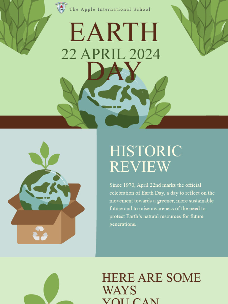 Year 9 & 10 World Earth Day Presentation - Awareness PPT - With ...