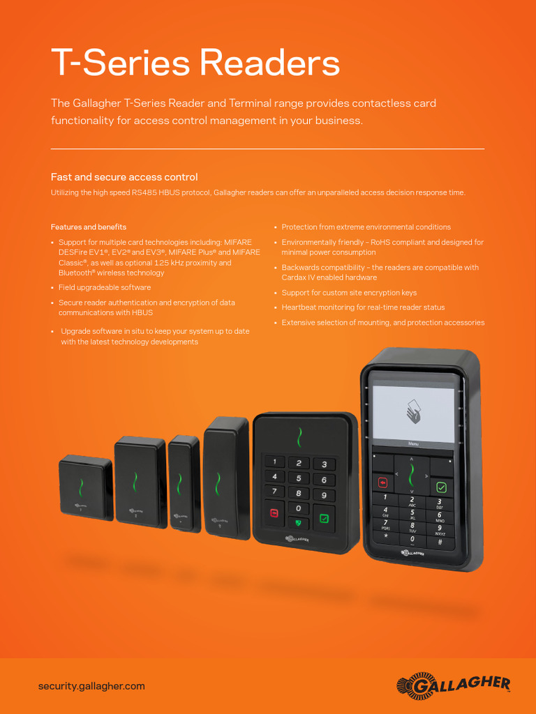 T-Series-Readers-Datasheet | PDF