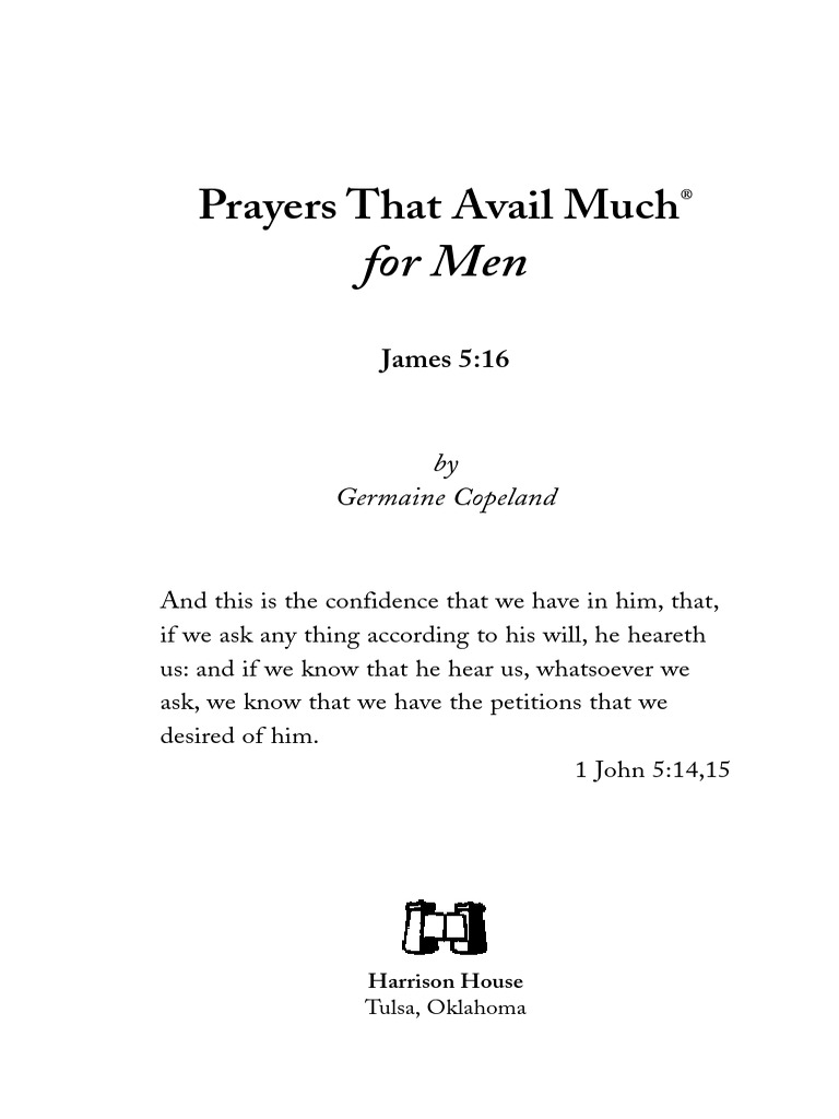 Prayers That Avail Much For Men, 157794643X | PDF | Humility | Jesus
