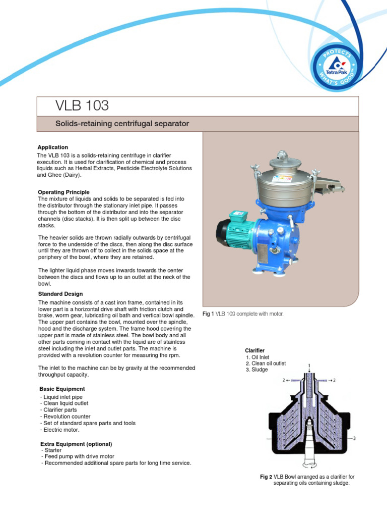 VLB 103B | PDF | Centrifuge | Liquids