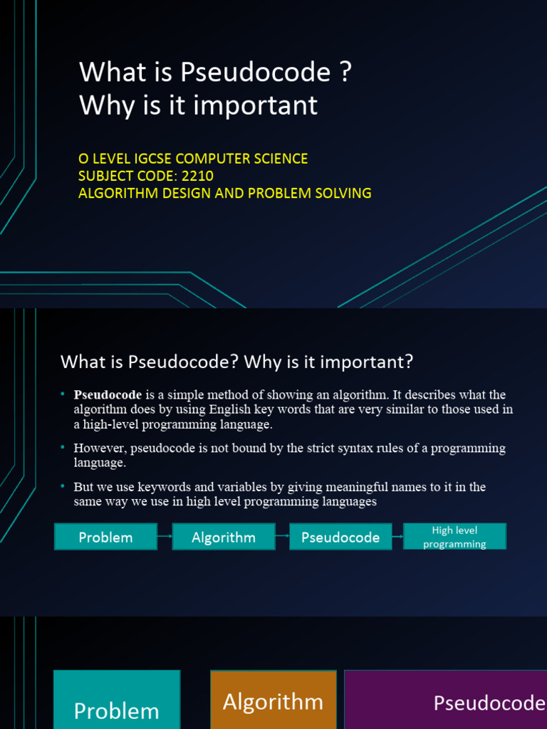 O Level Cs Pseudocode Iteration Loop Structures Pdf Control Flow Algorithms