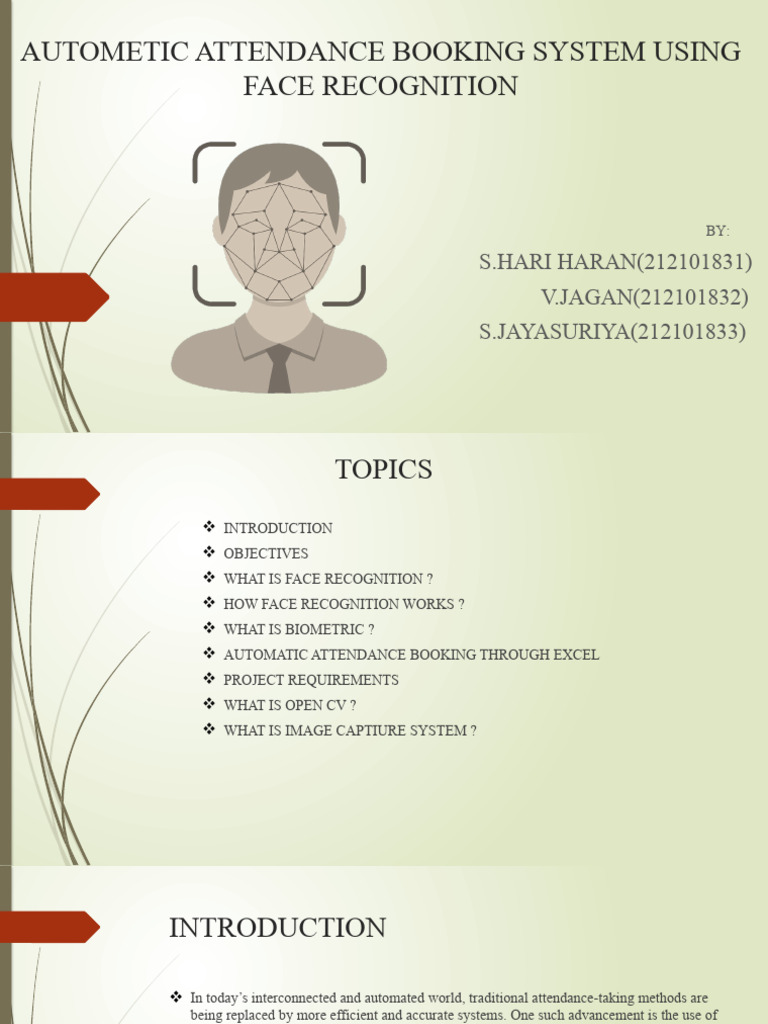 PROJECT | PDF | Computer Vision | Biometrics