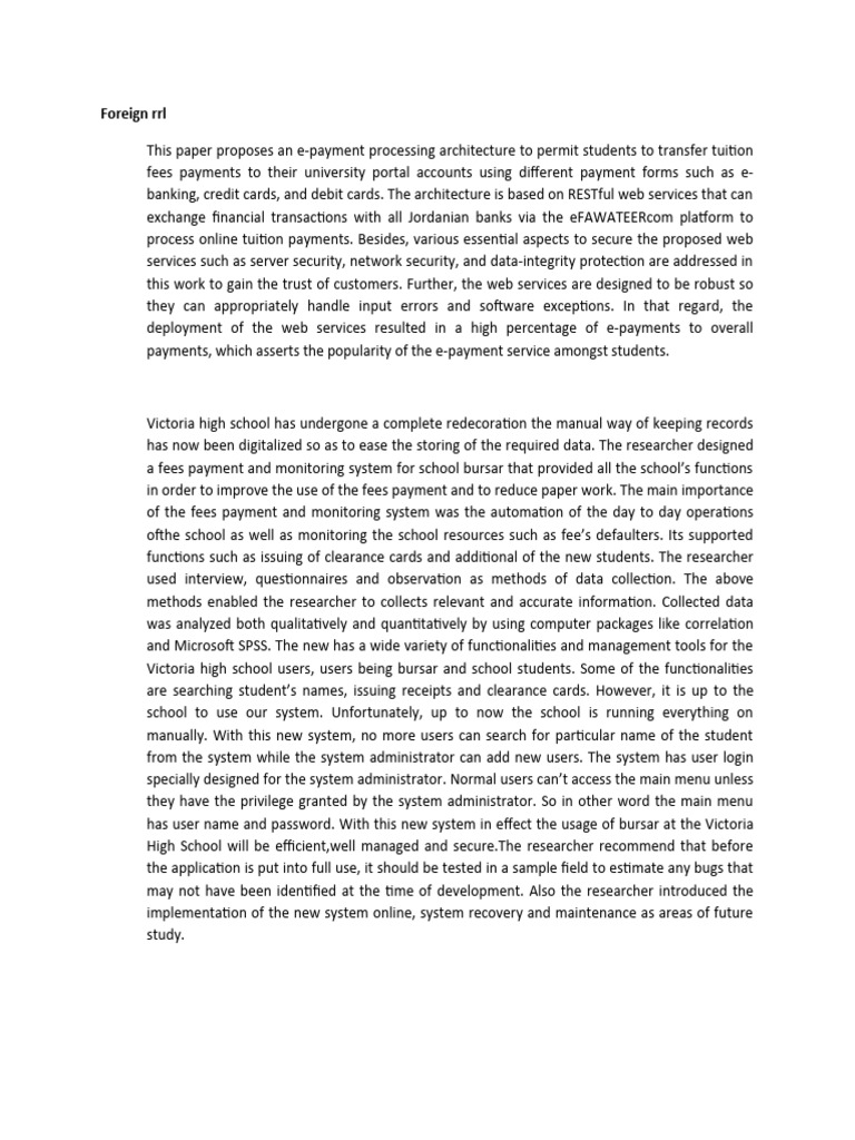 Foreign RRL-WPS Office | PDF | Behavior | Payments