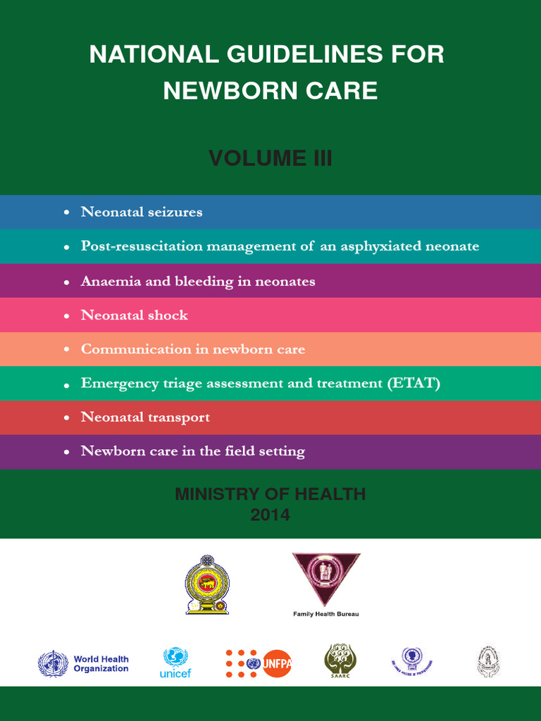 Lka MN 62 01 Guideline 2014 Eng National Guidelines For Newborncare ...