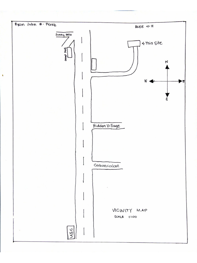 Ryan John B Perez - Vicinity Map | PDF