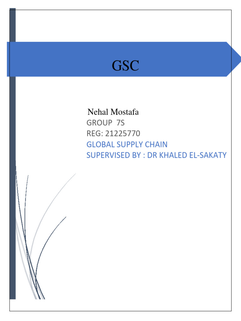 GSC Final Exam | PDF | Supply Chain | Forecasting