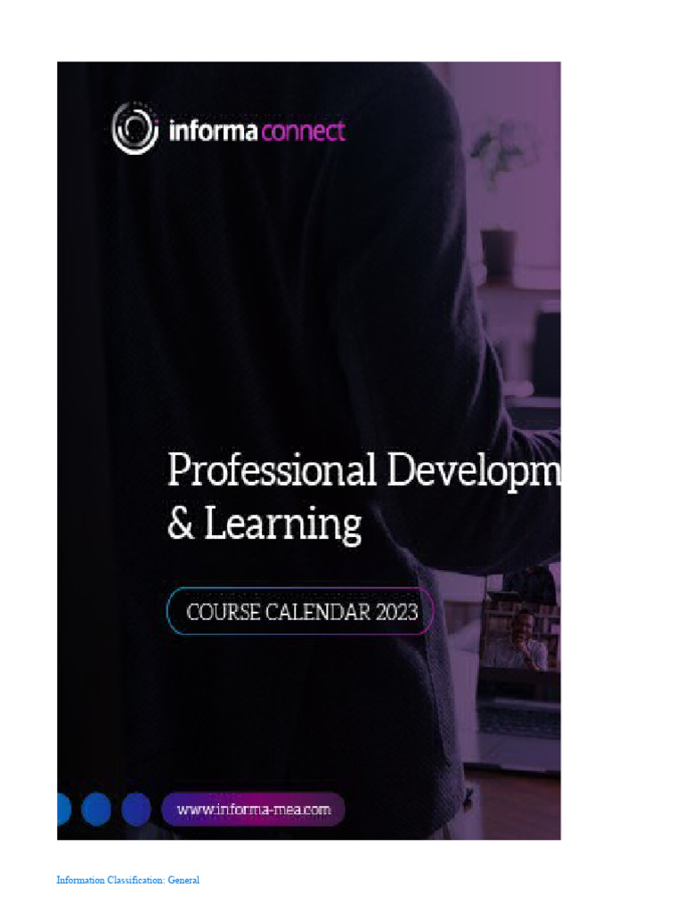 Informa Calendar 2023 IC | PDF | Risk Management | Internal Audit