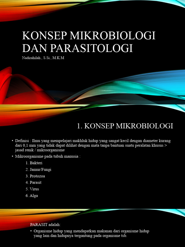 KONSEP MIKROBIOLOGI DAN PARASITOLOGI_2023 | PDF