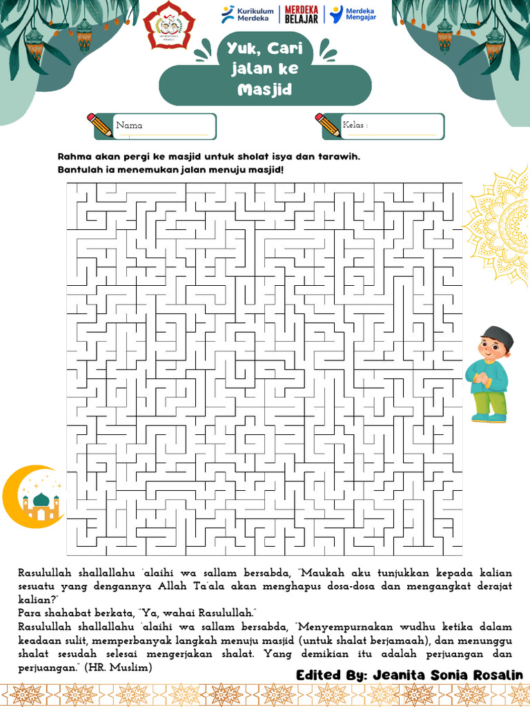 Worksheet Ramadhan | PDF