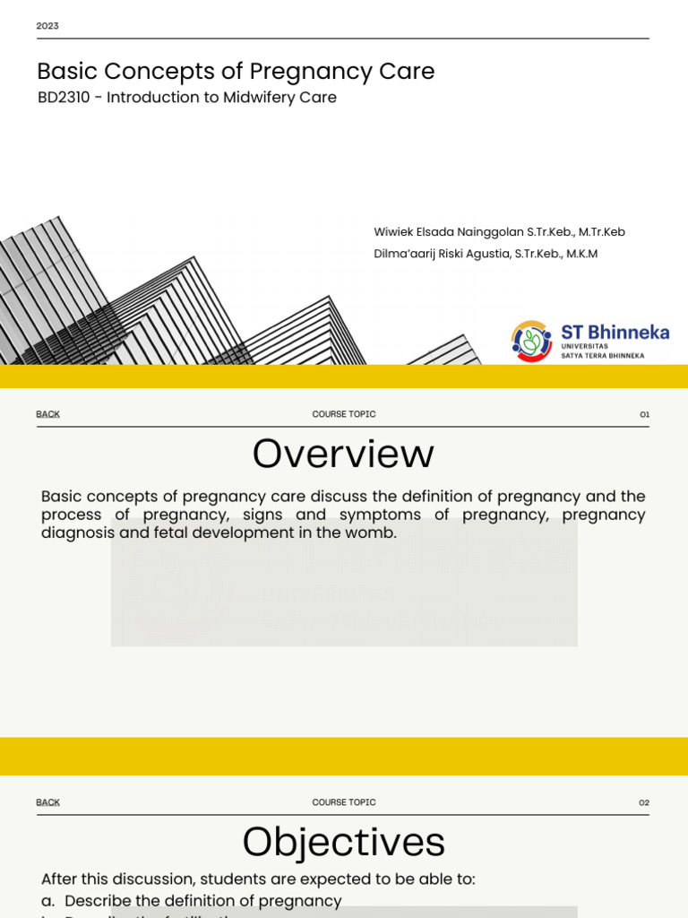 Introduction to Pregnancy Care | PDF | Pregnancy | Prenatal Development